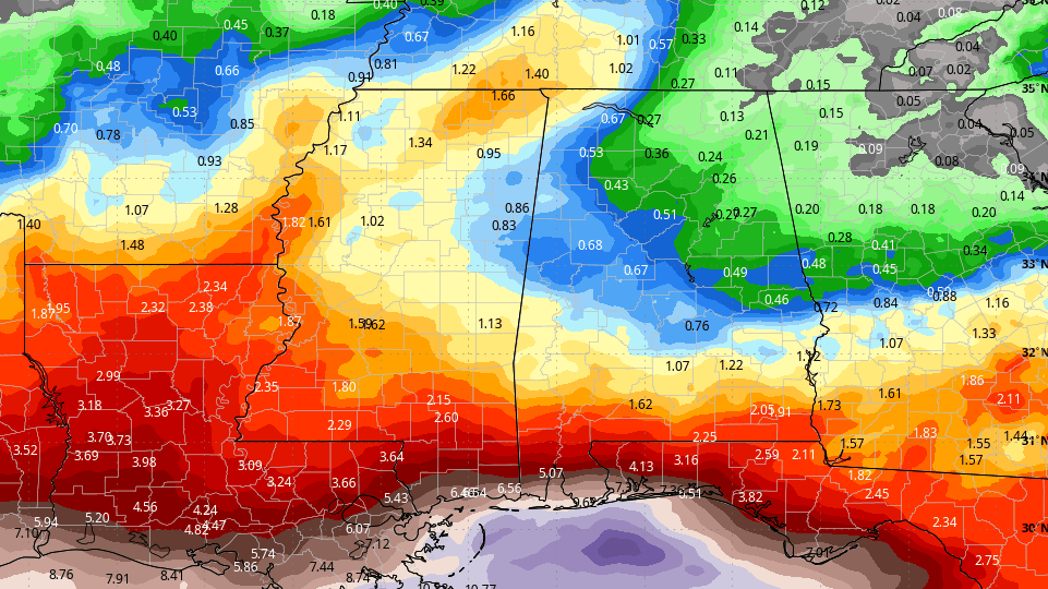 Scott Martin: Mainly dry weekend ahead for Alabama; wet weather returns ...