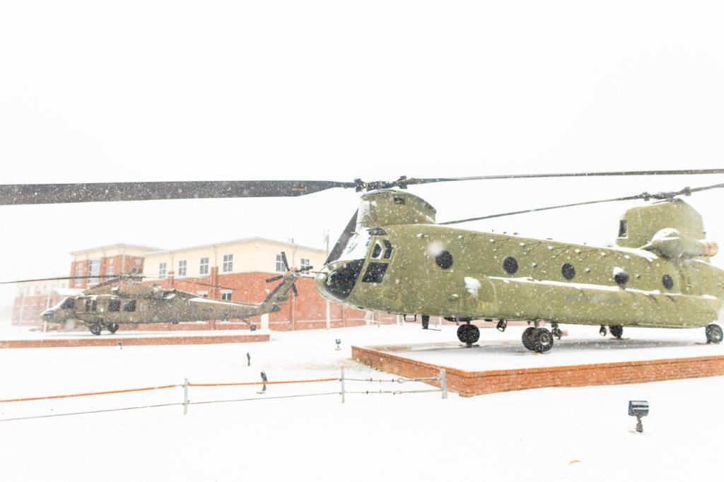 Images: Alabama’s Fort Novosel covered in snow
