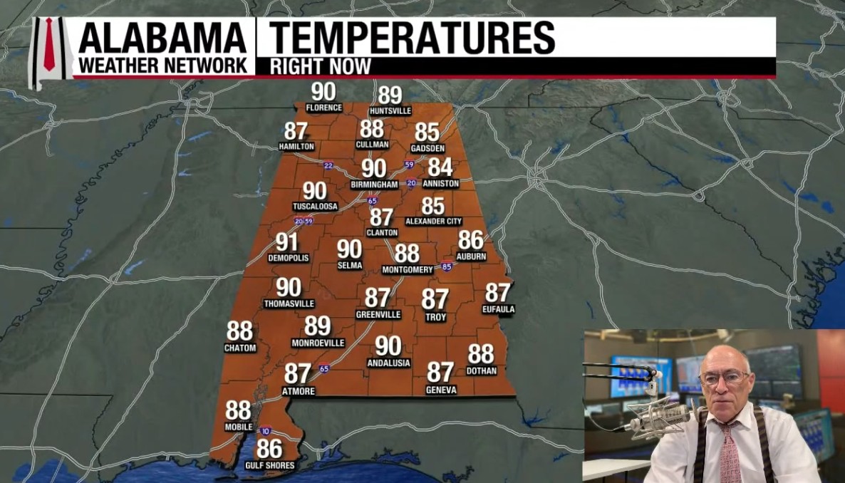 James Spann: Alabama has a small chance of some isolated showers ...