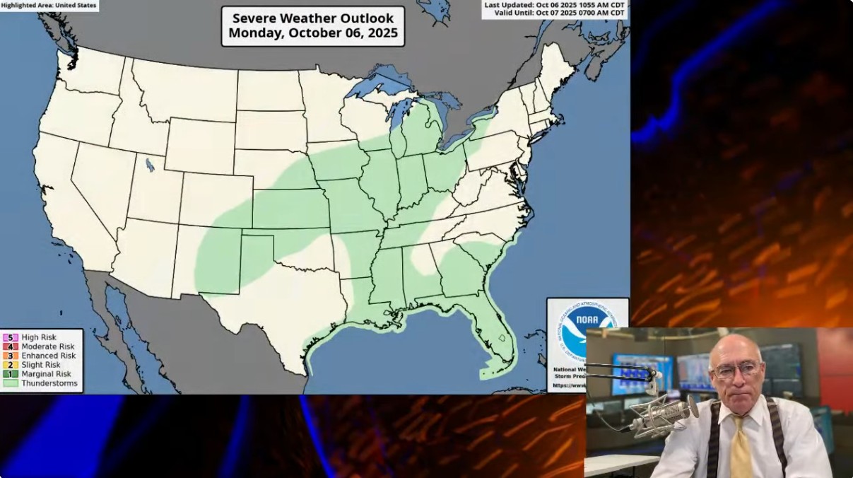 James Spann: Scattered showers for Alabama through Wednesday; end of ...